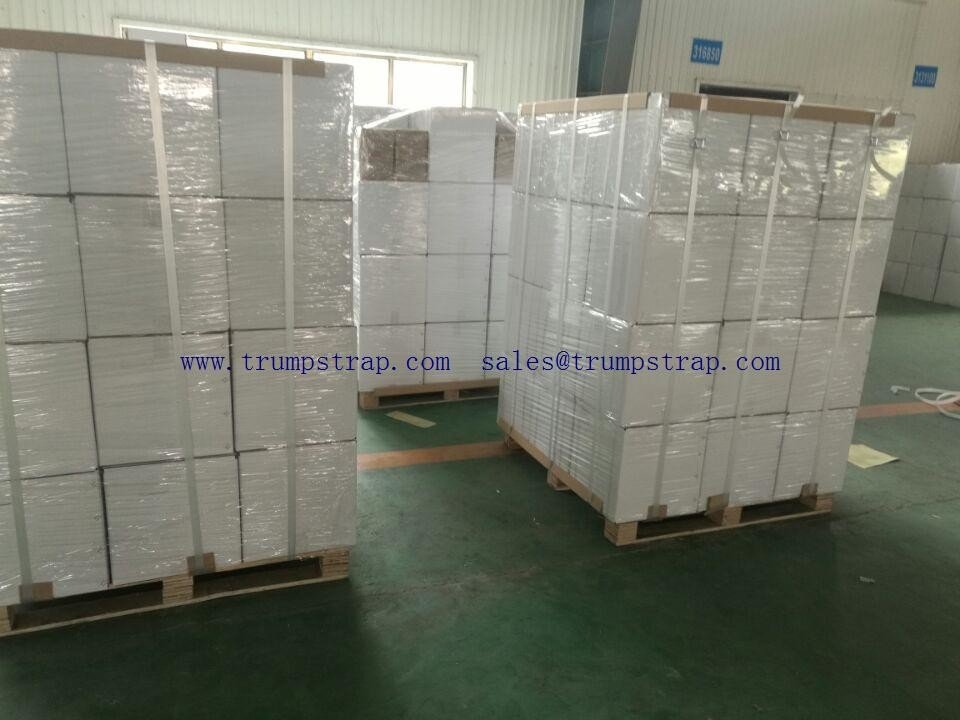 composite strap, cordstrap in transport/logistics packaging, fixing, warehousing etc