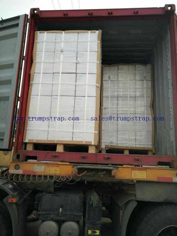 composite strap, polyester strap, cordstrap, cordlash, dunnage bag, air bag,woven strap in transport/logistics package