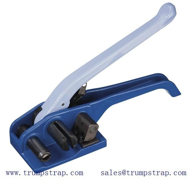 tensioner, wrapping/packaging machine, packing tool, strapping tool, manual sealer for cordstraps, PET straps, PP straps