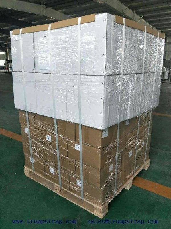 composite strap, cordstrap, cordlash, buckle, PET Balers in transport/logistics packaging, fixing, warehousing etc