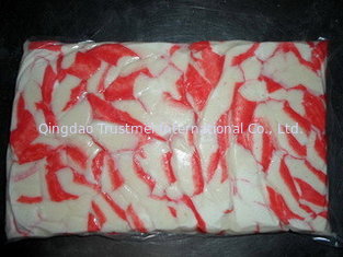 Frozen surimi crab chunks