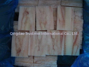Frozen Alaska Pollock block portion skinless PBO (Theragra chalcogramma) 100+/-5g