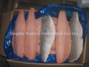 Frozen pink salmon fillets skin-on PBO P2+
