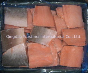Frozen pink salmonportions skin-on PBO P2+