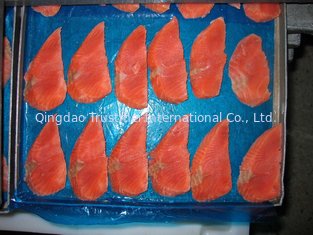 Frozen pink salmon slice13+