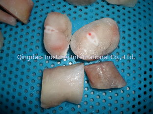 Frozen Monkfish tail cubes skinless with bone 40-60g