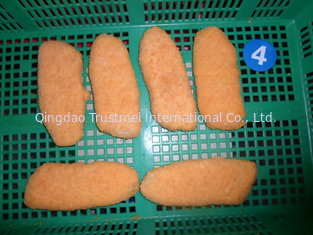 prefried breaded pollock fillets skinless boneless PBO, formed or natural fillets,  130g, 10kg/ctn in bulk