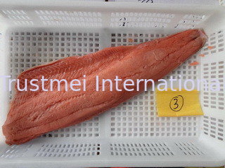 Frozen chum salmon fillets