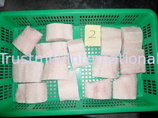 Frozen Hoki portions, fillets