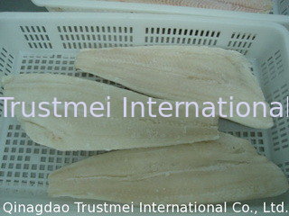 Frozen Greenland halibut fillets skinless