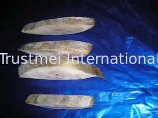 Frozen Greenland halibut steaks