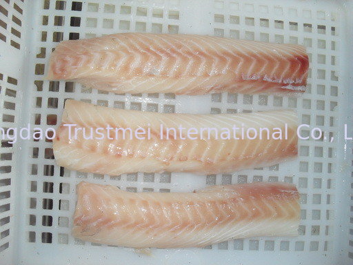 Frozen Alaska pollock  loins 120-160g before freezing