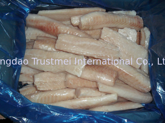 Frozen Alaska Pollock loins IQF skinless PBO chemical free 80-120g, 120-140g, 140-160g