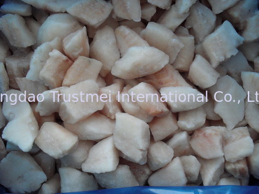 Frozen Alaska pollock cubes, pieces, 15-25g, chemical free, bulk pack, export to Holand, Netherlands