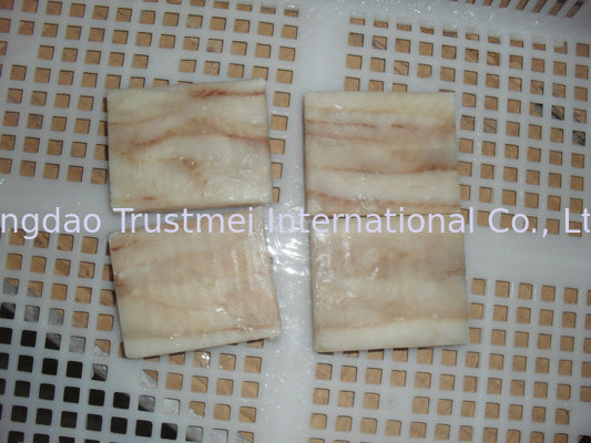 Alaska pollock fillets block portion, 120g+/-10g, 100g+/-10g, skinless boneless, chemical free, (Theragra Chalcogramma)