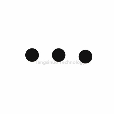 3PCS ZWB2 16X1.0mm 365nmUV Pass Filter for Flashlight to eliminate the visible light