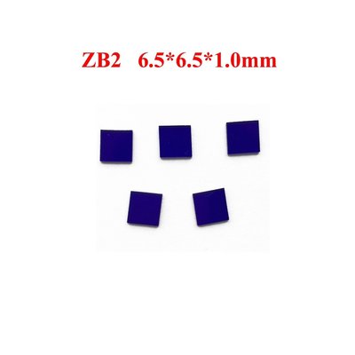 10pcs zb2 bg3 380nm UV IR dual bandpass filter violet glass