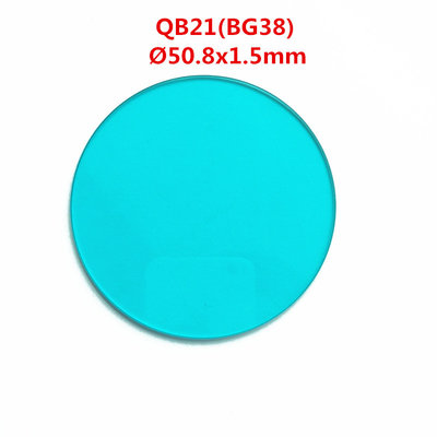 50.8x1.5mm QB21 BG38 IR Cut Filter Glass