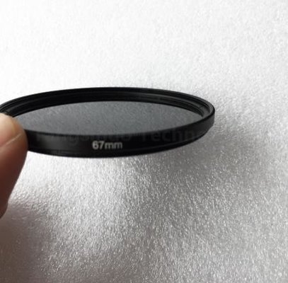 67MM UV pass camera filter with ring 312nm ZWB1 UG11 U-340 302nm Visible Light Absorbed Glass