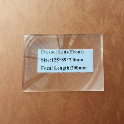 2 PCS per set PMMA Fresnel Lens 5.0' inch 125*89mm Plastic Acrylic DIY Projector