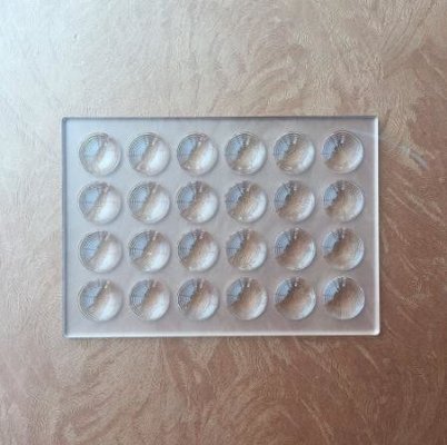 PMMA 24 Array Fresnel Lens 91*63mm Solar Focusing Plastic Acrylic Magnifier DIY Projector