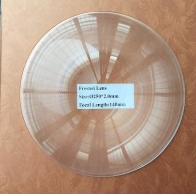 PMMA Fresnel Lens Diameter 250mm FL160mm Solar Focusing Plastic Acrylic Magnifier DIY Projector