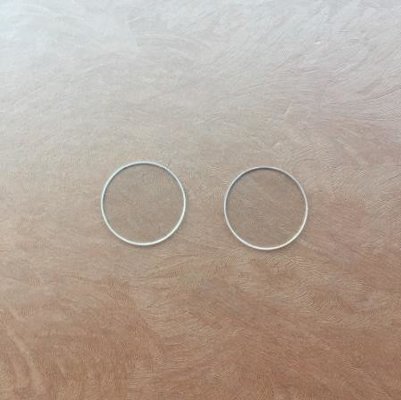 5pcs JGS2 25*1.0mm Fused Silica Window Quartz Glass disk