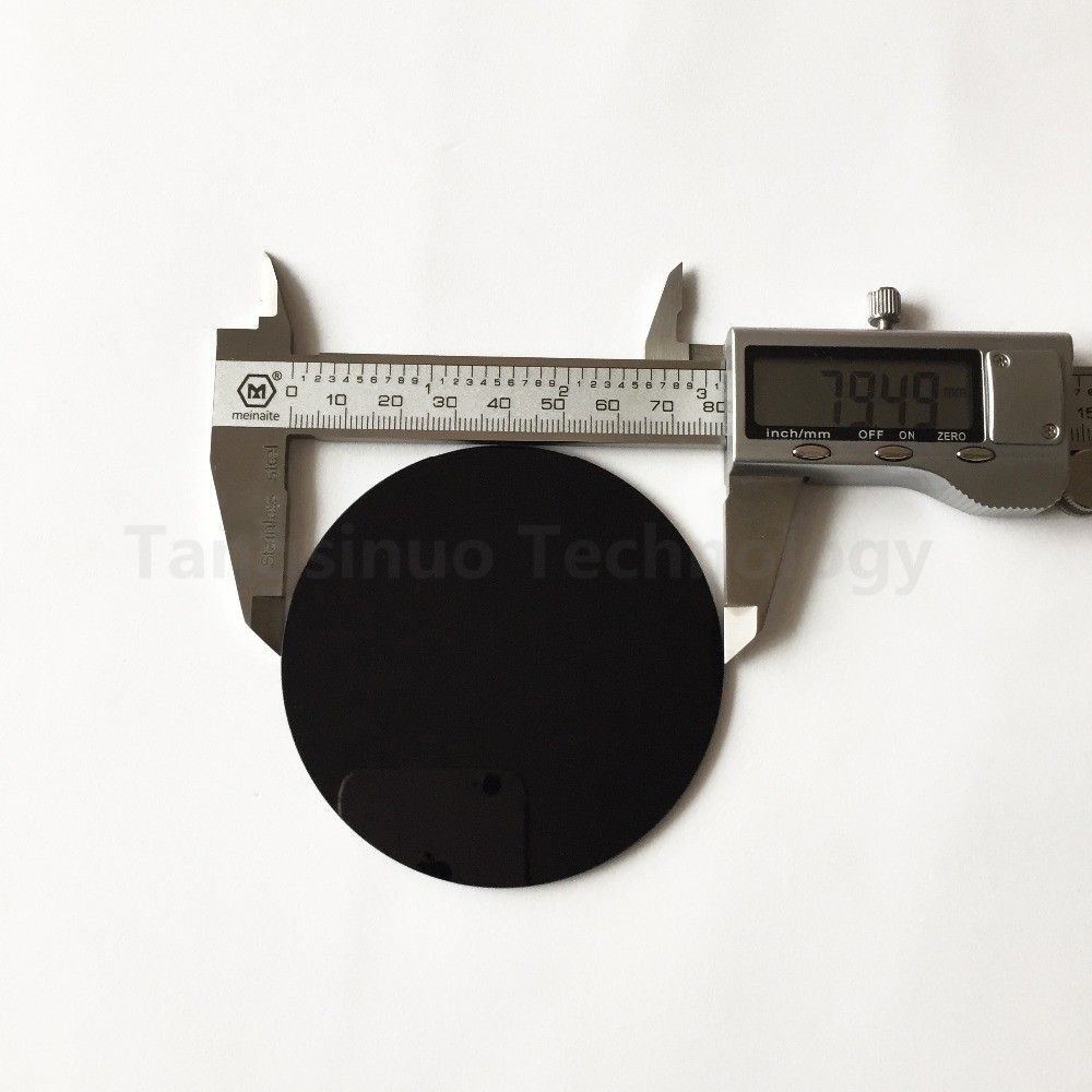 79.5x2.0mm ZWB1 340nm UV Pass Filter 312nm UG11 U-340 302nm Eliminating Visible Light Ultraviolet Bandpass Glass