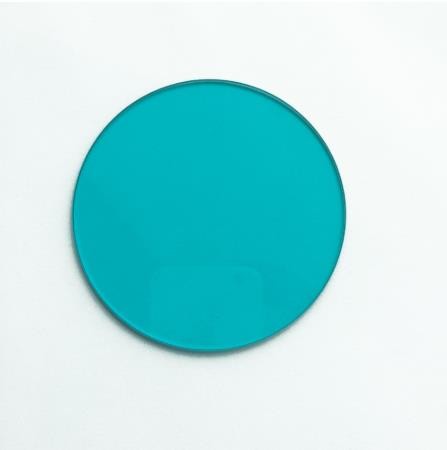 35*2.0mm Infrared IR Cut Filter QB21 BG38 Blue Glass Visible Light Pass eliminating the red light