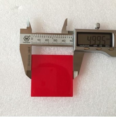 50X50X2.0MM 610nm Red Glass Optical Filter HB610 RG610