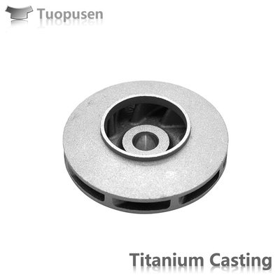 Titanium  investment  casting Impeller in pump high corrosive resistance