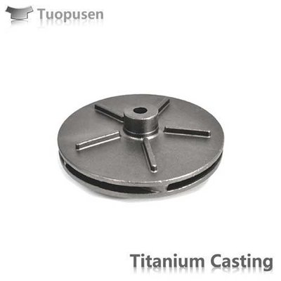 Titanium casting  Grade C2/3/5 Titanium impeller