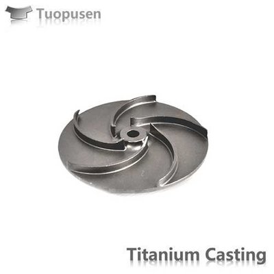 Titanium casting  Grade C2/3/5 Titanium impeller