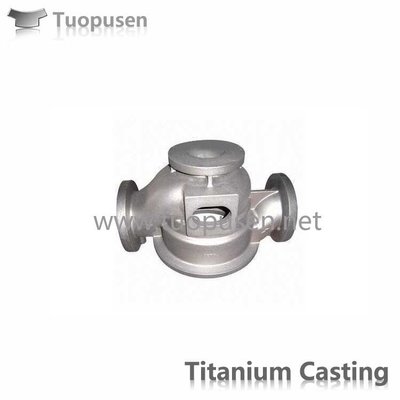 Precision casting Titanium Casting Part Impeller Gr2 high corrosive resistance