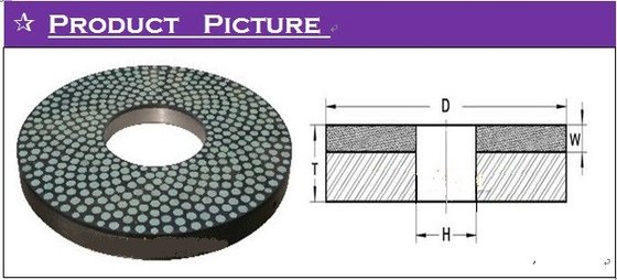 diamond flat surface grinding wheel for metal, ceramic, glass and sappire wafer etc.