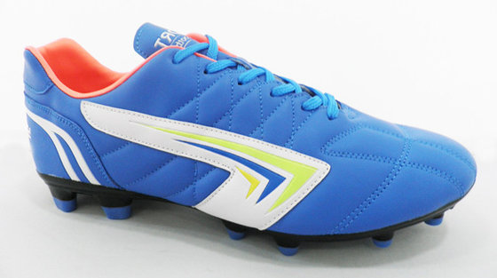 Blue Orange Black White Indoor Outdoor Soccer Cleats Customized OEM