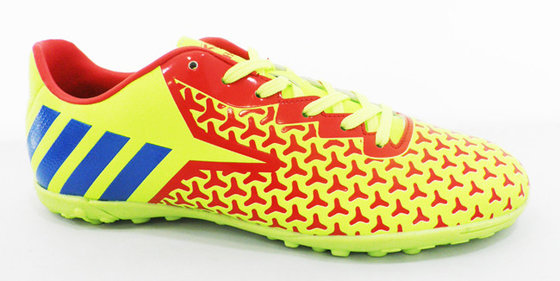 Comfortable Soft Turf Football Shoes With PU Upper / RB Sole