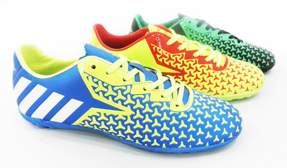 Comfortable Soft Turf Football Shoes With PU Upper / RB Sole