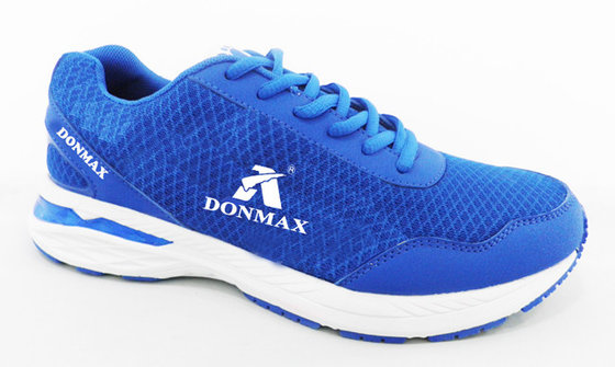 Blue / Black Sketcher Sports Shoes Breathable Sport Running Shoes
