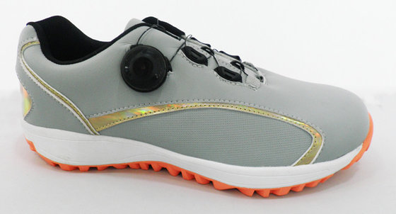 Popular Outdoor Sport Running Shoes Custom Golf Shoes With Botton Fastener