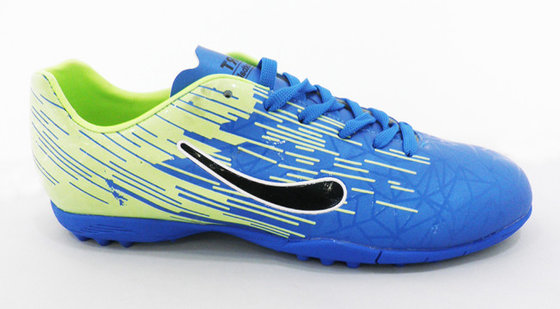 Colorful Customized Indoor Football Mens Soccer Turf Shoes With RB Outsole