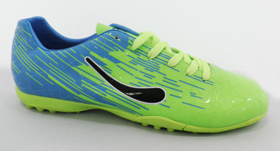 Colorful Customized Indoor Football Mens Soccer Turf Shoes With RB Outsole