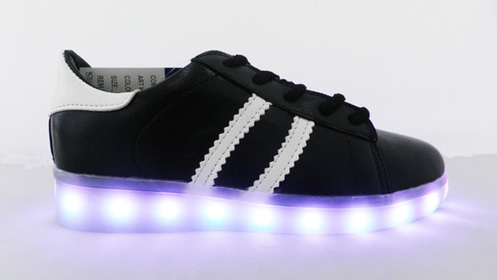 Cool Smart Leather Shoes Led Mens Smart Casual Boots Lightweight