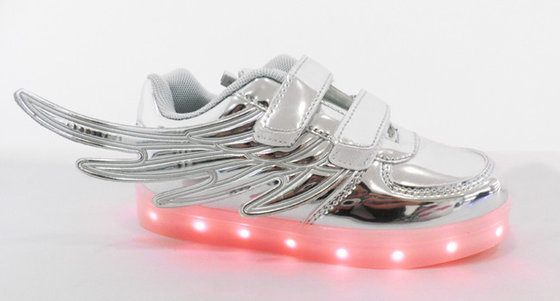 Customized Children Led Shoes With Lights PU Upper / TPR Sole Size 25-37