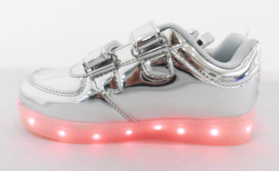 Customized Children Led Shoes With Lights PU Upper / TPR Sole Size 25-37