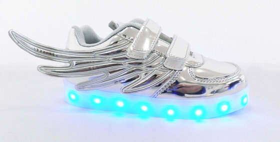 Customized Children Led Shoes With Lights PU Upper / TPR Sole Size 25-37