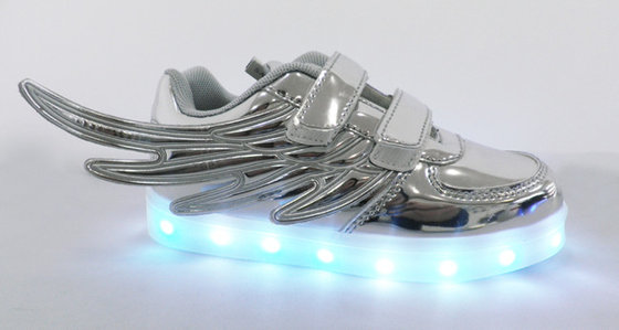 Customized Children Led Shoes With Lights PU Upper / TPR Sole Size 25-37