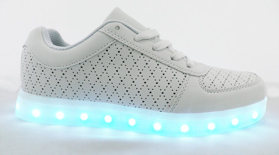 450mah Flashing Smart Casual Shoes For Men Antiskid Light Shoes For Adults