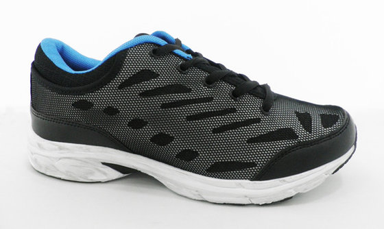 Black Breathable Mesh Spiked Running Shoes Summer Boys Sport Shoes