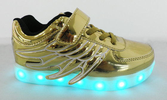 Shinning PU Light Up Smart Casual Shoes For Men , Lightweight